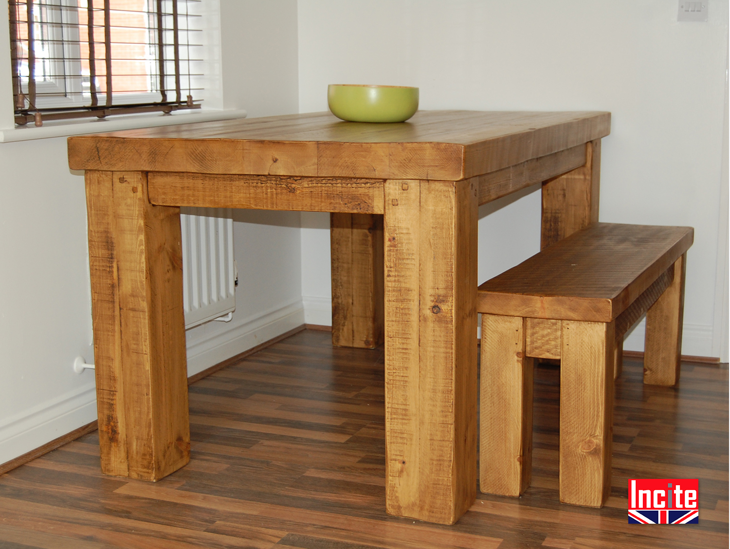 Solid Plank Dining Tables handcrafted by Incite Interiors